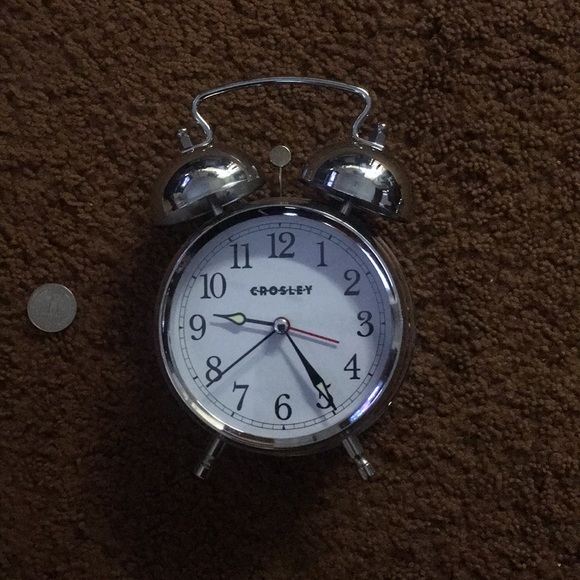 Crosley | Accents | Silver Analog Crosley Clock | Poshmark